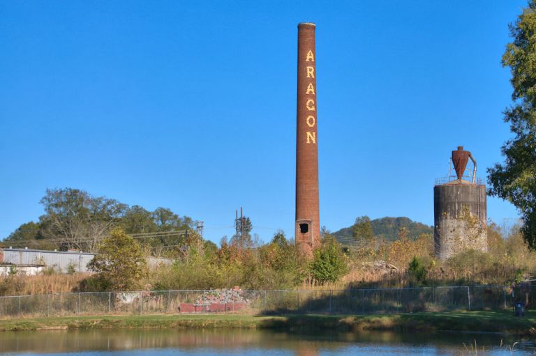 Mill Smokestack, 1898, Aragon | Vanishing Georgia: Photographs by Brian ...
