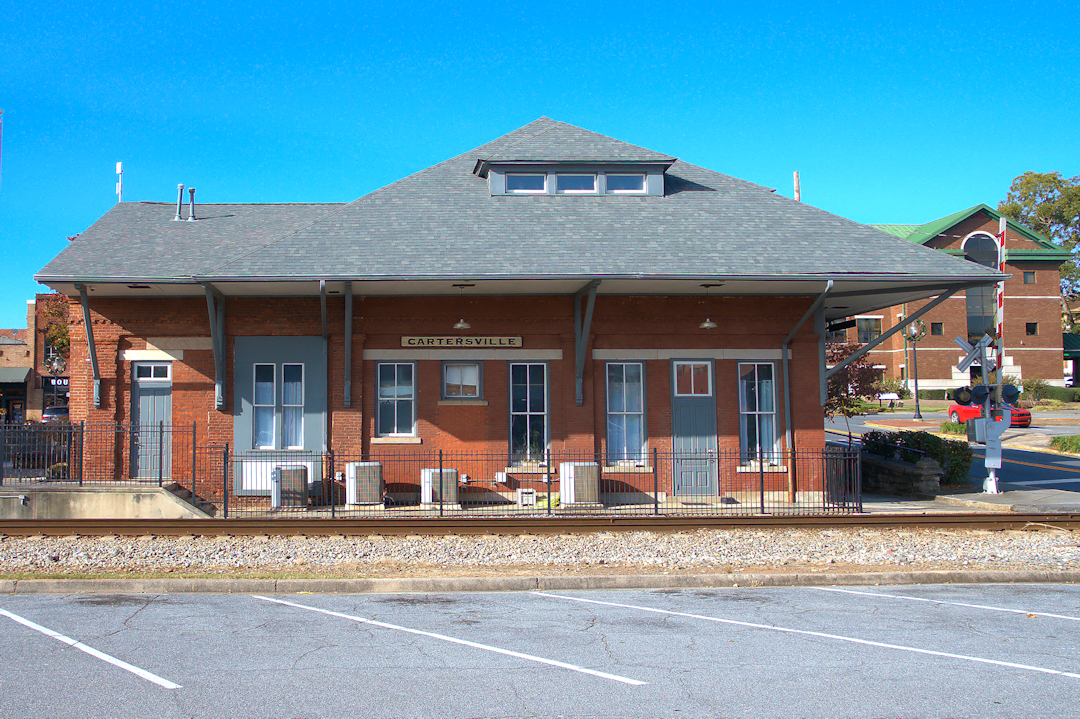Western and Atlantic Railroad Depot, 1854, Cartersville | Vanishing ...