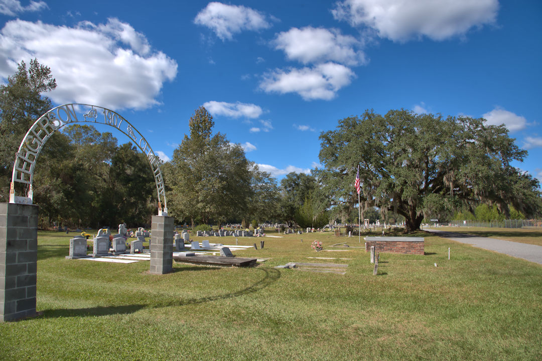 Fergerson Cemetery, 1907, Guyton | Vanishing Georgia: Photographs by ...