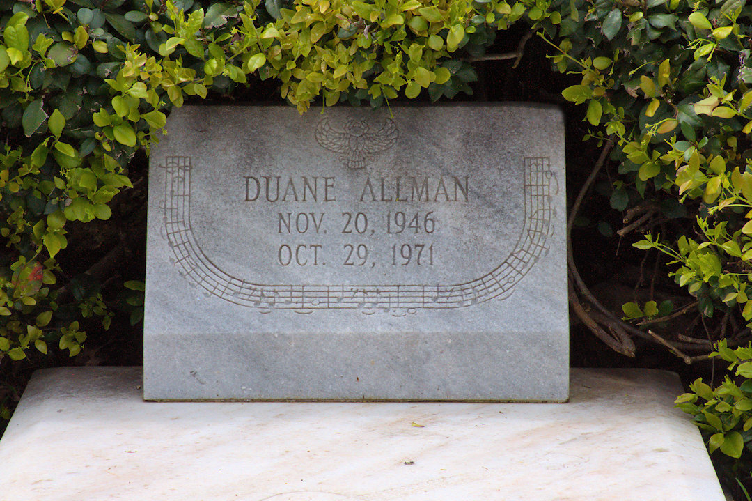 Allman Brothers Band Gravesite, Macon | Vanishing Georgia: Photographs ...