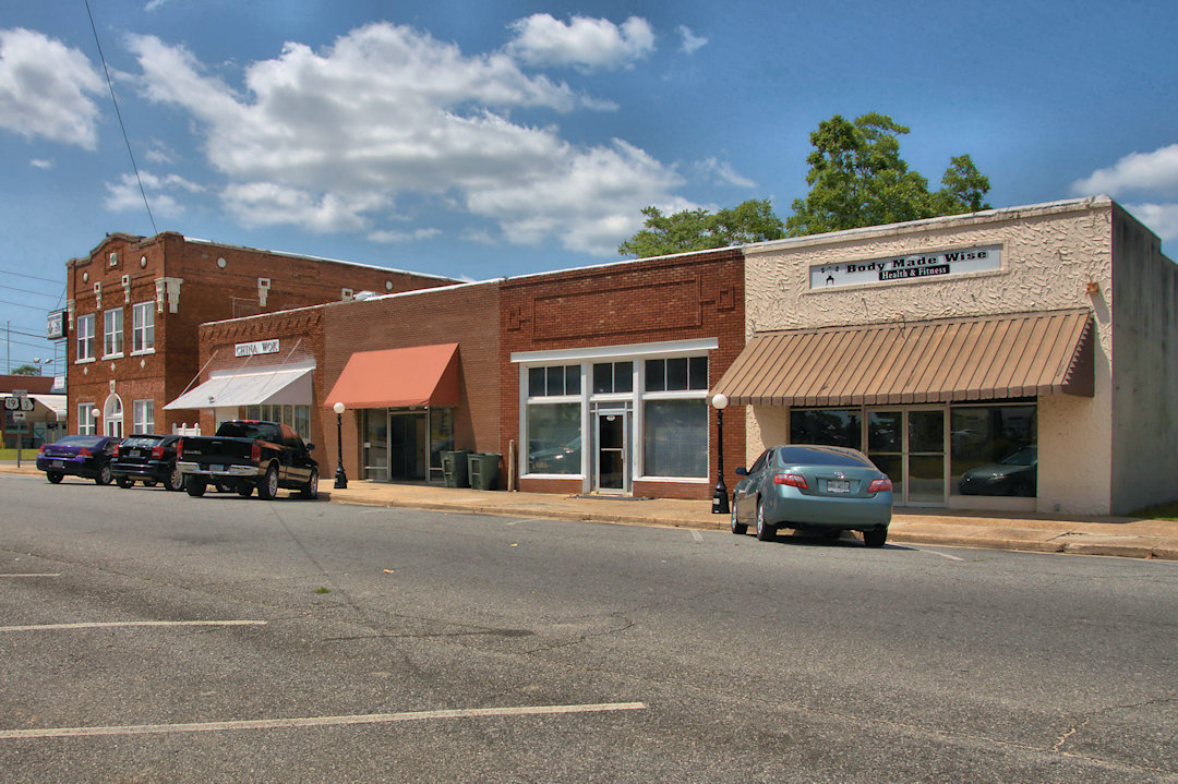 Main Street Storefronts, Butler | Vanishing Georgia: Photographs by ...
