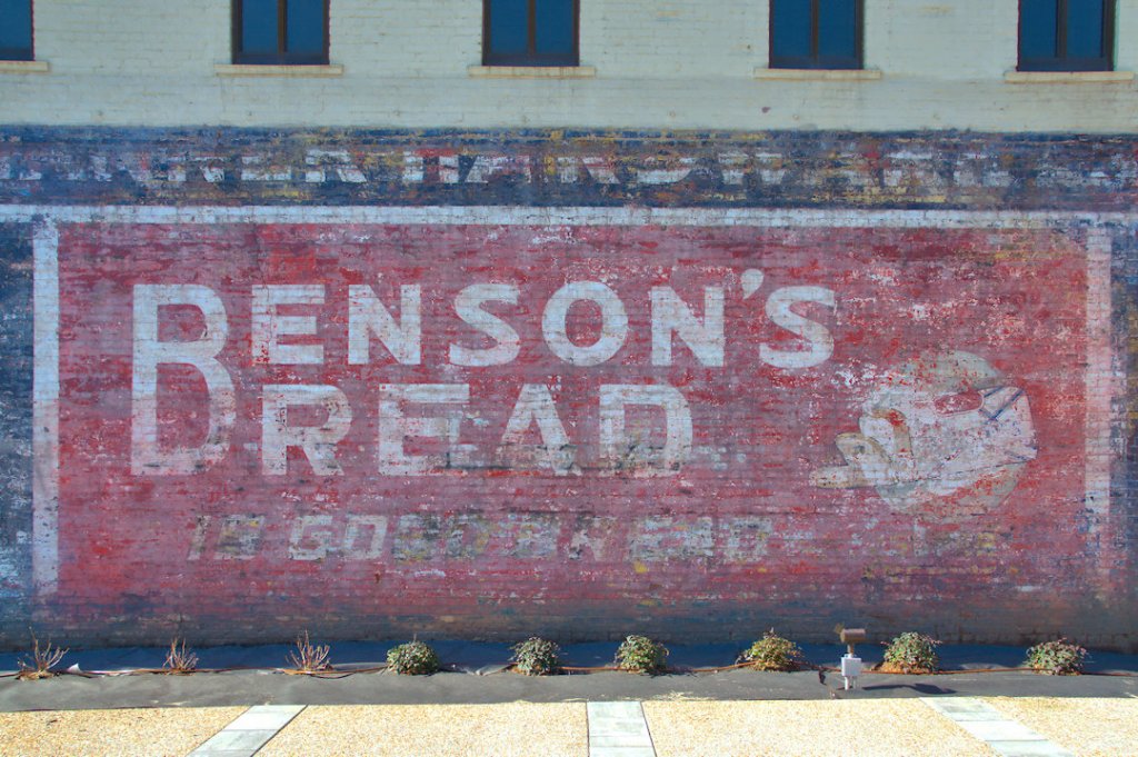 Benson’s Bread Mural, Circa 1920, Winder | Vanishing Georgia ...