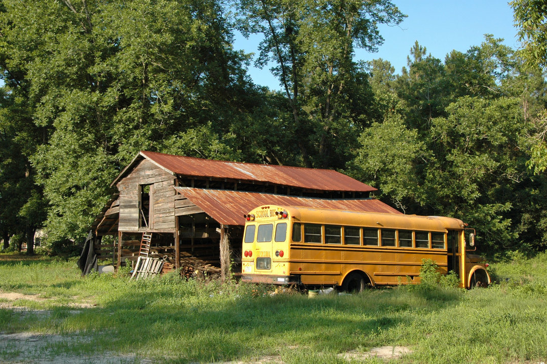 Barn & School Bus, Atkinson County | Vanishing Georgia: Photographs by ...