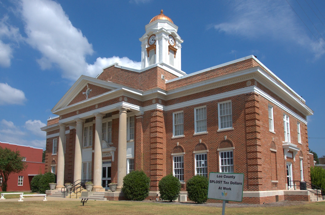 Lee County Courthouse, 1918, Leesburg | Vanishing Georgia: Photographs ...