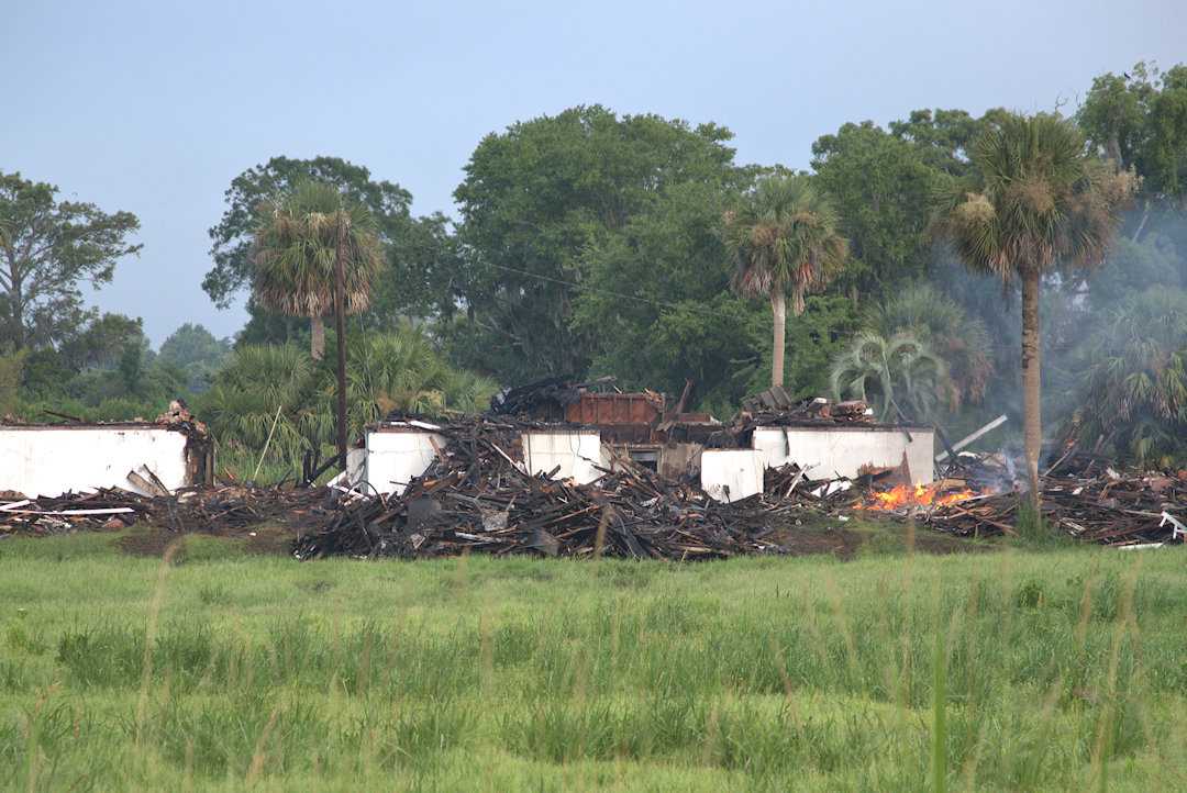 Suspected Arson Destroys Butler Island Landmark | Vanishing Georgia ...